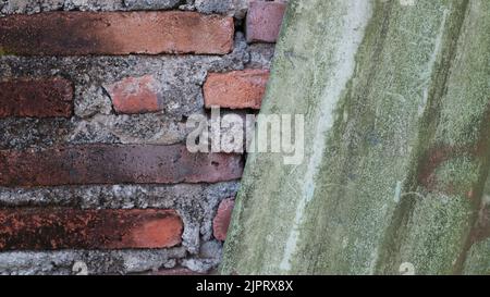 the walls of the house are damaged but still function even still ...