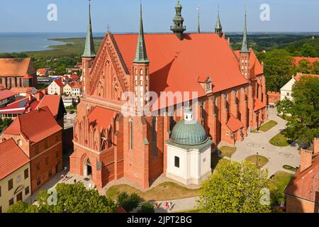 The Cathedral complex in Frombork, a historical monument museum of ...