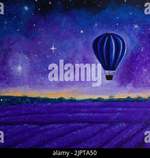 Space Flight Into A Star Field In Galaxy Clouds And Lightning Nebula ...