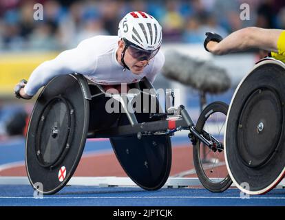 Nathan Maguire of England competing in the men's T53/54 1500m - Final ...