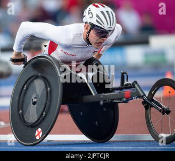 Nathan Maguire of England competing in the men's T53/54 1500m - Final ...
