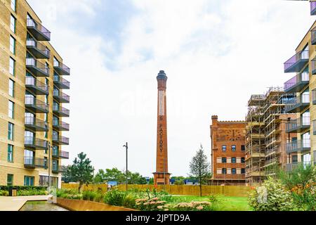 The iconic Horlicks Factory chimney, a Grade II listed monument ...