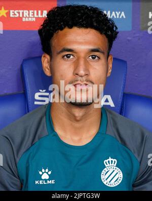 Omar El Hilali of RCD Espanyol during the La Liga match between RCD ...