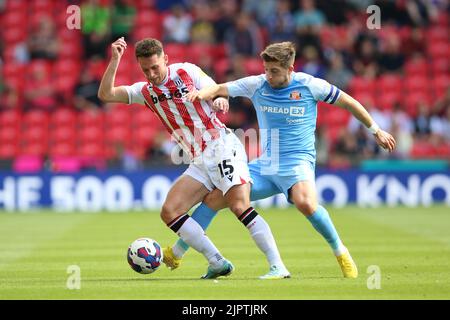 Stoke City's Lynden Gooch during the Sky Bet Championship match at the ...