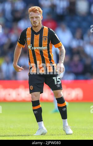 Ryan Woods #15 of Hull City during the pre-game warmup ahead of the Sky ...