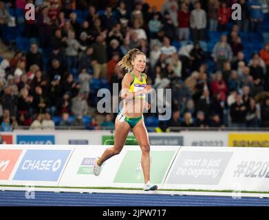 Brielle Erbacher of Australia competing in the women’s 3000m ...