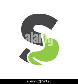 Letter K Minimal Stomach Logo Design for Medical and Healthcare Symbol ...