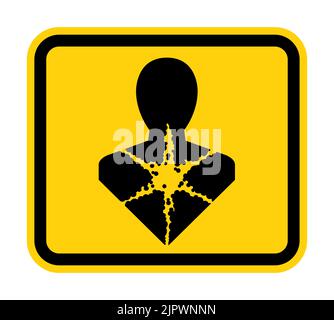 Health Hazard Symbol Label,Longer Term Health Hazard,GHS Hazard ...