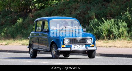 1979 blue Renault 4 Stock Photo - Alamy