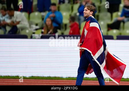 Munich, Germany 20220820. Paal Haugen Lillefosse together with ...