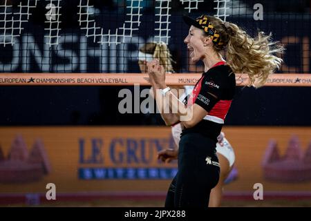 MUNICH, GERMANY - AUGUST 20: Nina Brunner of Switzerland, Tanja ...