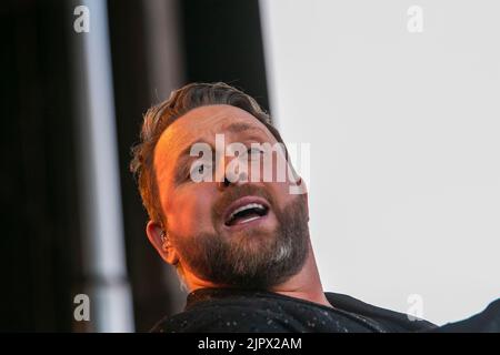 Johnny Reid performs at the Together Again Festival. (Photo by Ron ...