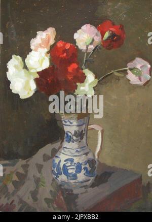 Theodor Cateliu Vas cu garoafe Stock Photo - Alamy