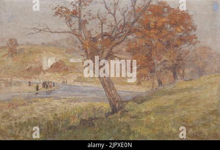 Theodore Clement Steele - Landscape Stock Photo - Alamy