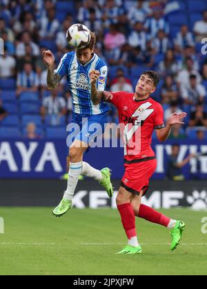 Fernando Calero of RCD Espanyol with the ball during the LaLiga ...