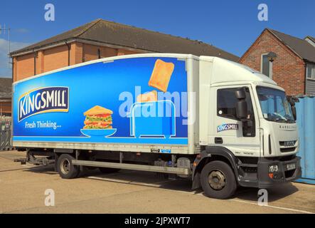 Kingsmill, Delivery vehicle, truck, lorry, Norfolk, England, UK Stock ...