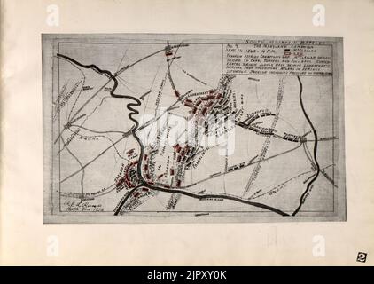 Thirty pen and ink maps of the Maryland Campaign, 1862 - drawn from ...