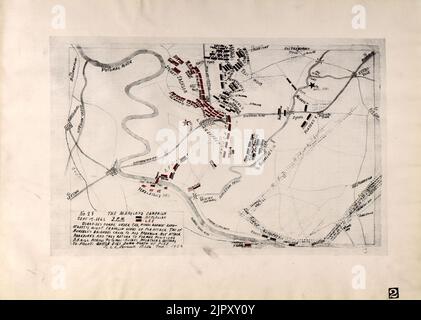 Thirty pen and ink maps of the Maryland Campaign, 1862 - drawn from ...