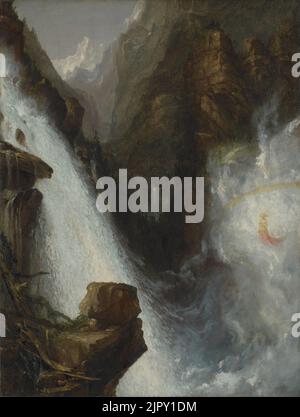 Cole Thomas Scene from -Manfred 1833 Stock Photo - Alamy