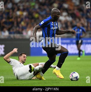 Milan, Italy. 20th Aug, 2022. Andre Onana of FC Internazionale warms up ...