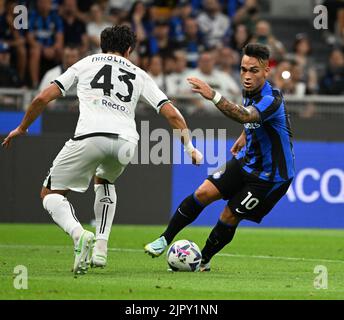 Milan, Italy. 20th Aug, 2022. Lautaro Martinez of FC Internazionale ...