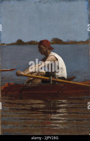 Thomas Eakins John Biglin in a Single Scull 1 Stock Photo - Alamy