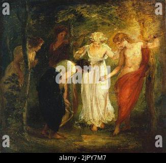Narcissus by Thomas Stothard Stock Photo - Alamy