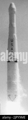 Thor Able Star with Transit VBN-1 Sep 28 1963 Stock Photo - Alamy