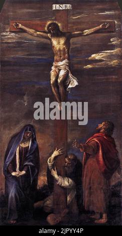 The crucifixion 1558 by Titian Stock Photo - Alamy