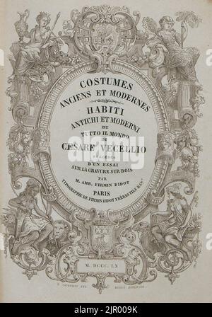 Title page of the second volume of the book Medallions of three ...