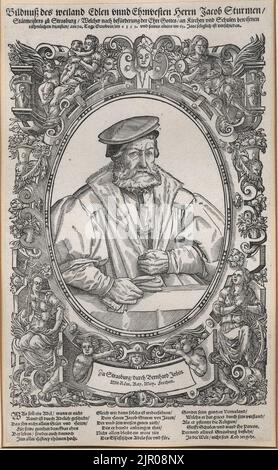'Portrait de Jacques Sturm' by Tobias Stimmer is a 16th-century artwork ...