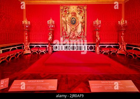 The Apollo Room Palace of Versailles France Stock Photo - Alamy