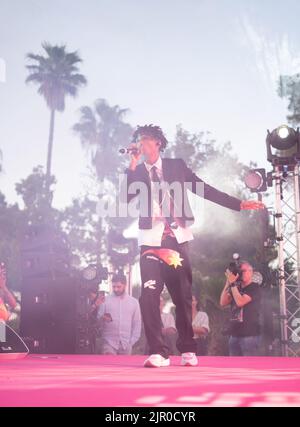 Jaden Smith at Pandora Festival Ibiza Stock Photo - Alamy