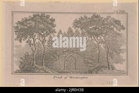 Tomb of Washington [1818] Stock Photo - Alamy