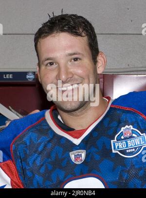 Tony Romo before 2008 Pro Bowl Stock Photo - Alamy