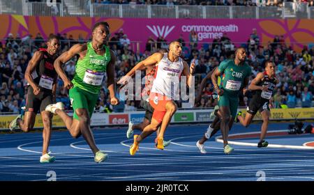 Udodi Chudi Onwuzurike, Adam Gemili and Dan Kiviasi Asamba competing in ...