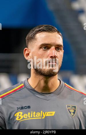 Wladimiro Falcone (Lecce) during the Italian "Serie A" match between ...