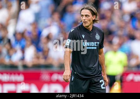 BRUGGES, BELGIUM - AUGUST 21: Casper Nielsen of Club Brugge KV during ...