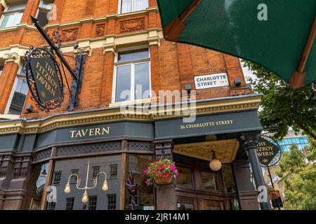 The Fitzroy Tavern a Victorian pub in hte heart of Fitzrovia on ...