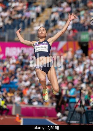 Filippa FOTOPOULOU of Cyprus in the Women's Long Jump - Final at the ...