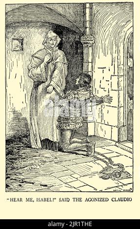 Illustration, Measure for Measure, by William Shakespeare Stock Photo ...