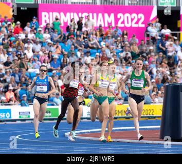 Abbey Caldwell of Australia competing in the women’s 1500m heats at the ...