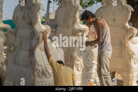 Pileru, India - July 28,2022:Beautiful picture of indian family with ...