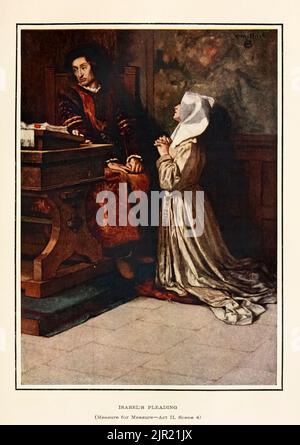 Illustration, Measure for Measure, by William Shakespeare Stock Photo ...