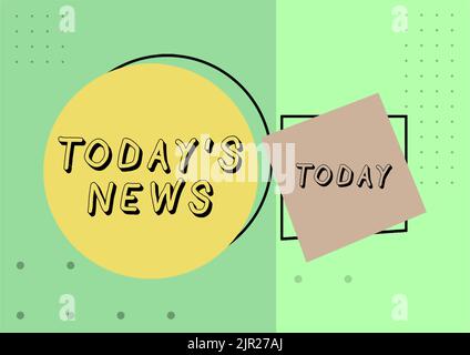 Handwriting text Today News. Word Written on Latest Breaking Headlines ...