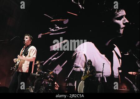 Sam Fender performs at O2 City Hall, Newcastle on 24th May 2022 Stock ...