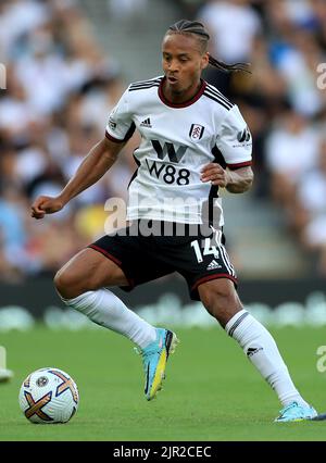 Fulham's Bobby Decordova-Reid in action during the Premier League match ...