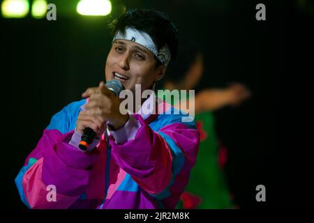 Moscow. The singer Habib Sharipov at a ceremony of delivery of the XI ...