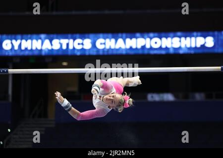 August 19, 2022: Charlotte Booth of Brandy Johnson's begins her beam ...