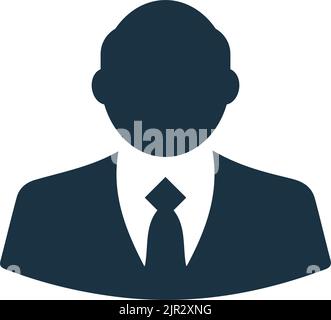Business, formal, male icon - Use for commercial purposes, print media ...